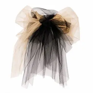 Miro Misljen Couture Bow Veil Headpiece - Black