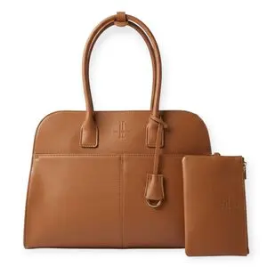 THE BAG ICON The St. Cyr Modern Tote Bag Neutrals - Black/brown