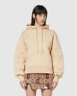 Gcds Logo Patch Drawstring Hoodie