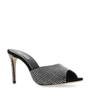 Paris Texas Embellished Open Toe High Heel Sandals