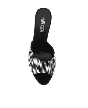 Paris Texas Embellished Open Toe High Heel Sandals