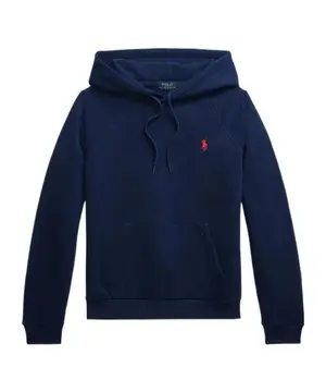 Polo Ralph Lauren Kangaroo-pocket Hoodie - Navy Blue