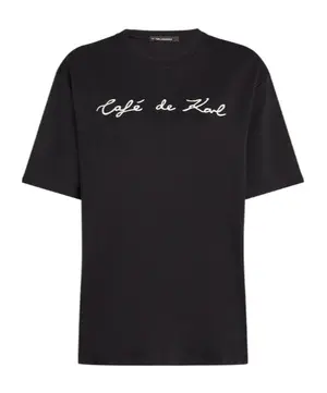 Karl Lagerfeld X Jorge Parra Oversized T-shirt With Embroidered Artwork