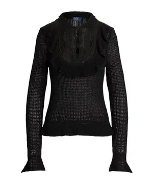 Polo Ralph Lauren Open-knit Pullover - Black