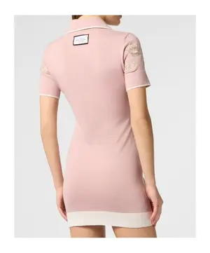 Philipp Plein Embroidered Butterfly Collared Mini Dress