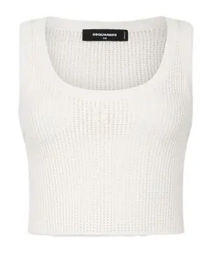 Dsquared2 Scoop-neck Tank Top - White