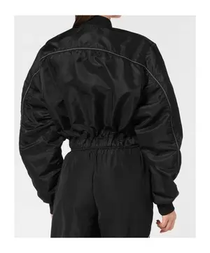 PLEIN SPORT Cropped Bomber Jacket