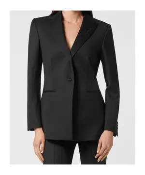Philipp Plein Embroidered Single-breasted Blazer