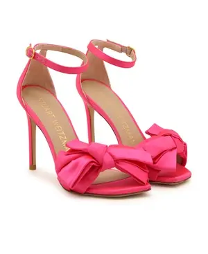 STUART WEITZMAN Bow Detailed Open Toe Sandals