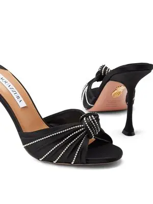 AQUAZZURA Atelier 95mm Suede Mules