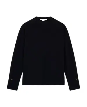 Stella McCartney Iconics Crewneck Long-sleeved Jumper - Black