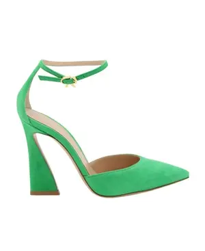 GIANVITO ROSSI Holly Slingback Pumps - Green