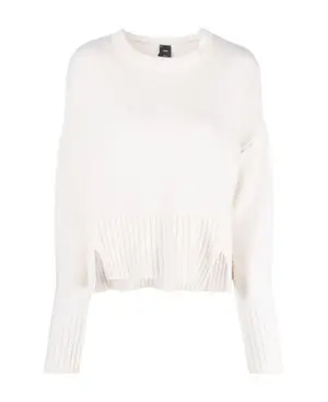 Pinko Round-neck Knit Jumper - White