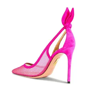 AQUAZZURA 105mm Bow-detail Pumps