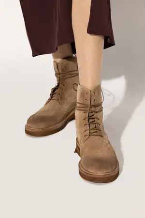 Marsèll Round-toe Lace-up Ankle Boots