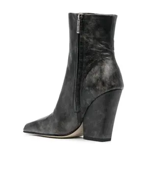 Paris Texas 90mm Pointed-toe Leather Ankle Boots