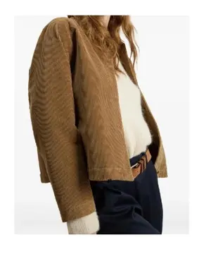 Woolrich Corduroy Overshirt With Lapel Collar