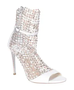 Rene Caovilla Bead-embellished Ankle-length Boots