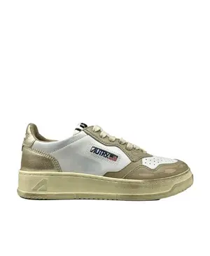 AUTRY Medalist Super Vintage Low-top Sneakers - Nude