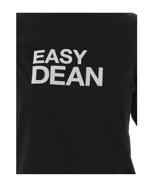 Dsquared2 Easy Dean" Slogan Print T-shirt - Black