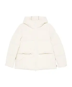 Woolrich Hooded Puffer Jacket - White