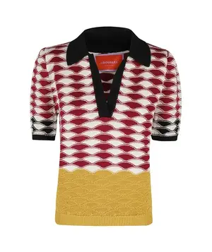 La DoubleJ Sunset Polo Top