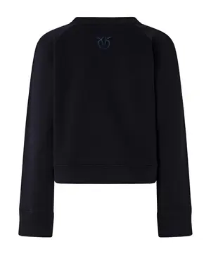Pinko Buttoned Crewneck Sweatshirt