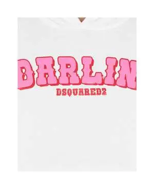Dsquared2 Logo Printed Drawstring Hoodie