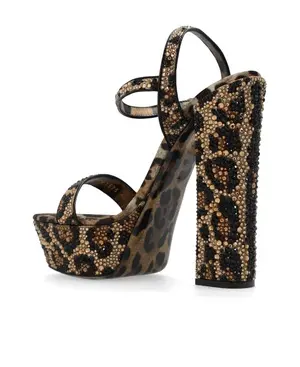Dolce & Gabbana Dolce Gabbana Leo-studded Platform Sandals