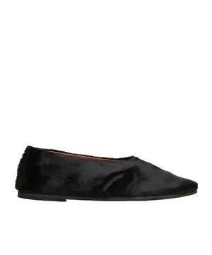 Marsèll Coltellaccio Round-toe Ballerina Flats - Black