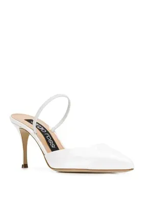 SERGIO ROSSI Godiva Leather Heel Pumps