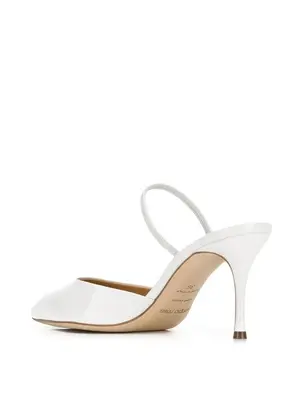 SERGIO ROSSI Godiva Leather Heel Pumps