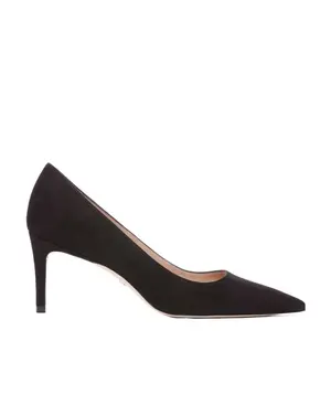 STUART WEITZMAN 75mm Suede Pumps - Black