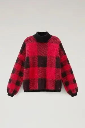 Woolrich Checked-intarsia Knitted Jumper