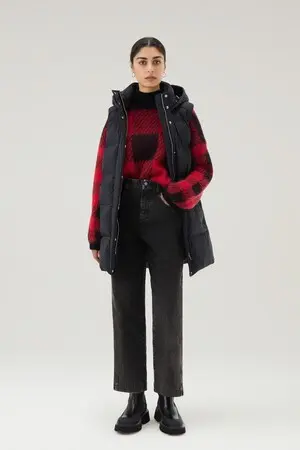 Woolrich Checked-intarsia Knitted Jumper