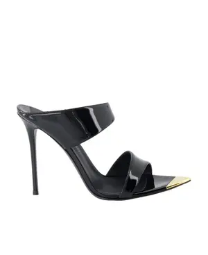 GIUSEPPE ZANOTTI Intriigo Allure Pointed Mules Sandals - Black