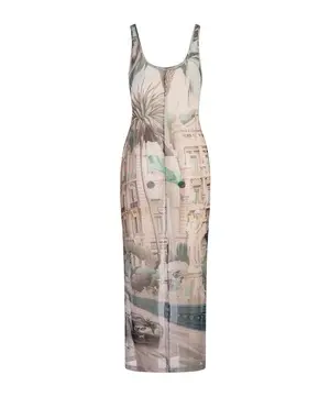 Philipp Plein Tank Top Long Dress