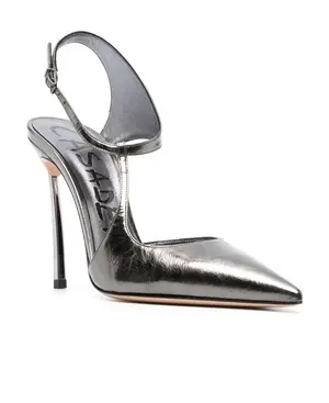 Casadei Super Blade Melody 100mm Metallic Pumps