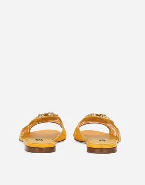 Dolce & Gabbana Bianca Flat Sandals