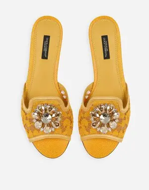 Dolce & Gabbana Bianca Flat Sandals