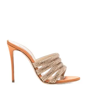 Casadei Stratosphere 110mm Studded Sandals - Nude