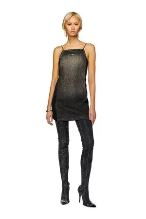 DIESEL® De-bety-s Straight Hem Denim Dress