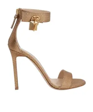 TOM FORD Padlock Detailed Ankle Strap Sandals