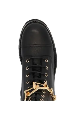 GIUSEPPE ZANOTTI Chain-link Zipped Boots