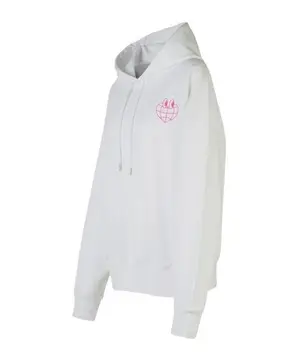 Moschino Logo Printed Drawstring Hoodie