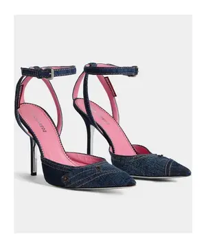 Dsquared2 Pointed-toe Denim Pumps