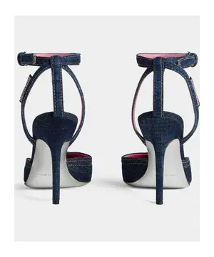 Dsquared2 Pointed-toe Denim Pumps