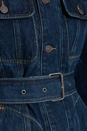DIESEL® De-flaminia Belted Denim Jacket