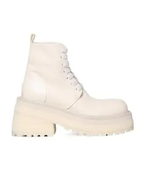 Marsèll Chunky Sole Combat Boots - White