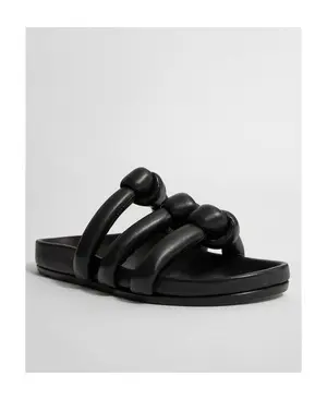 Rick Owens Granola Knot-detail Slides